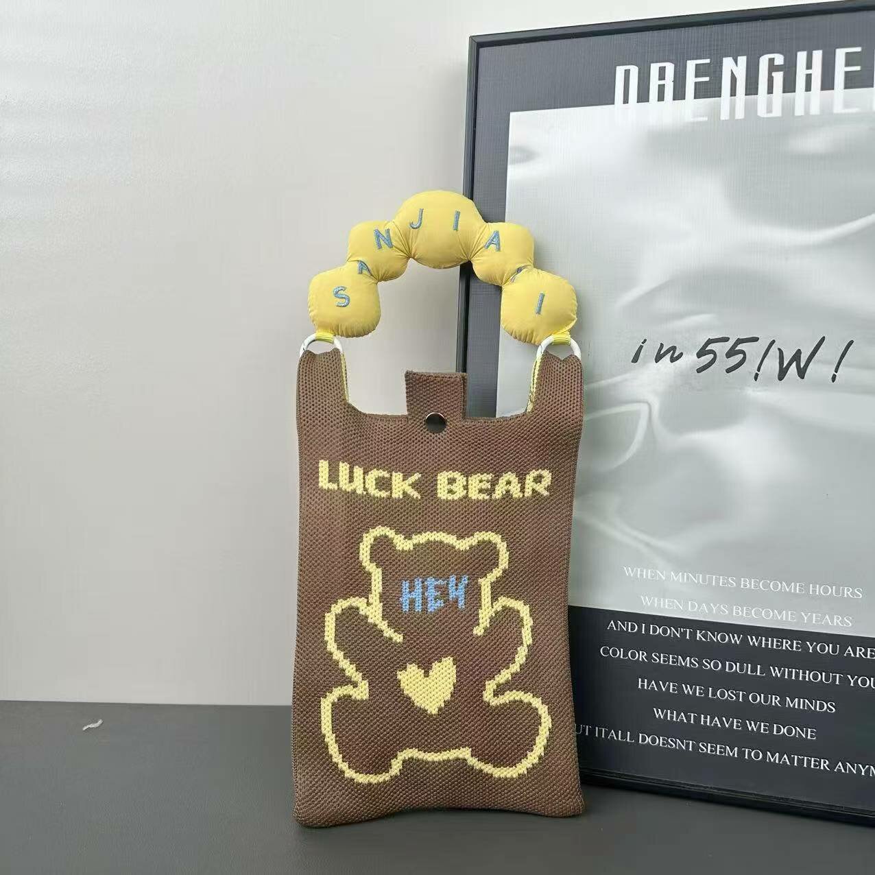 Новая сумка через плечо для женщин, вязаная монетница, модная и универсальная, стильная сумка через плечо для поездок и покупок