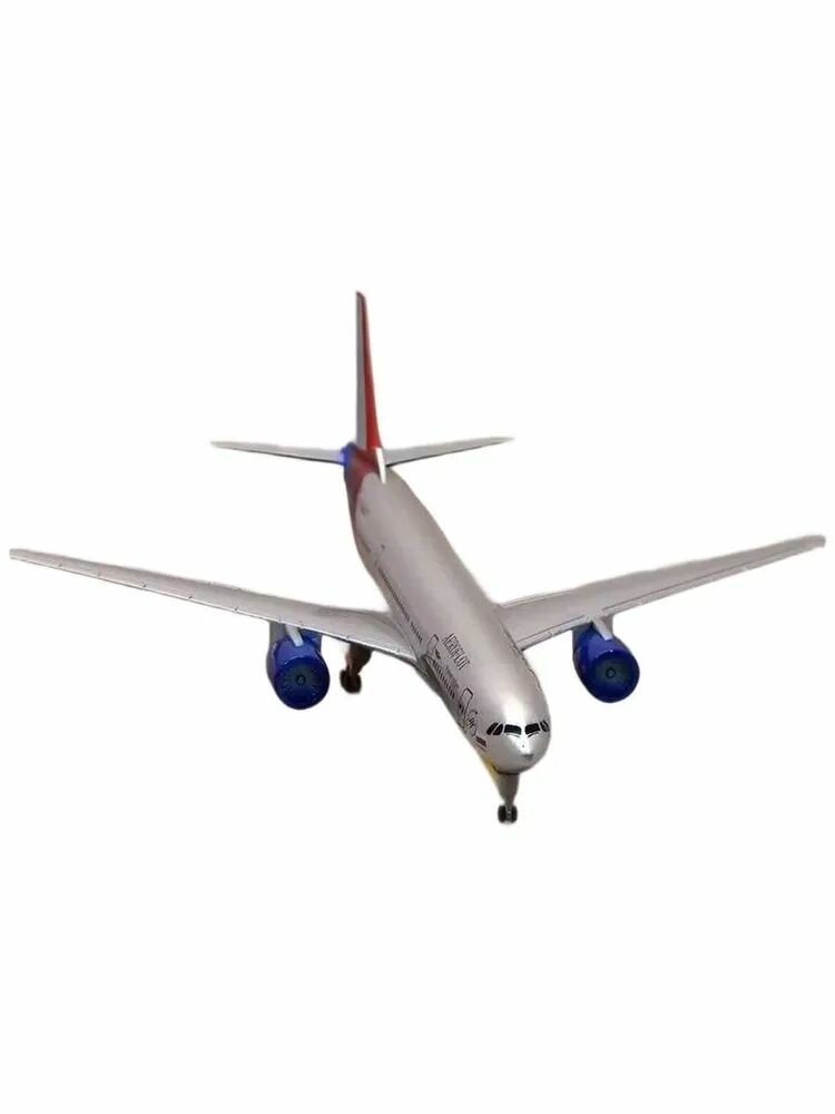 Игрушка самолёта Аэробус А330 аэрофлот, 20 см. металл.