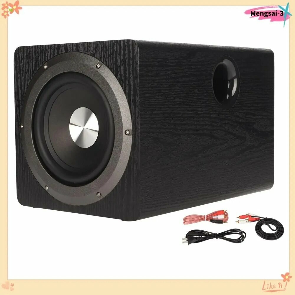 6.5 дюймовый активный сабвуфер, мощный 100W, глубокий бас, для домашнего кинотеатра