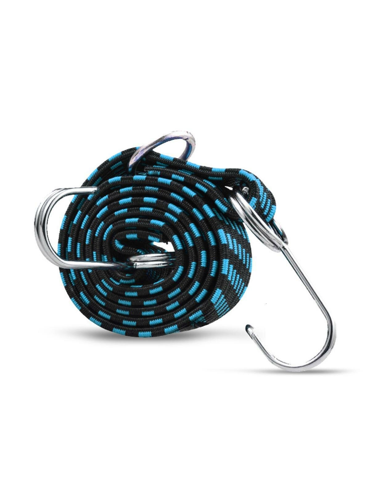 Прочный капроновый трос для крепления груза на мотоцикле, 1 метр черного и bl