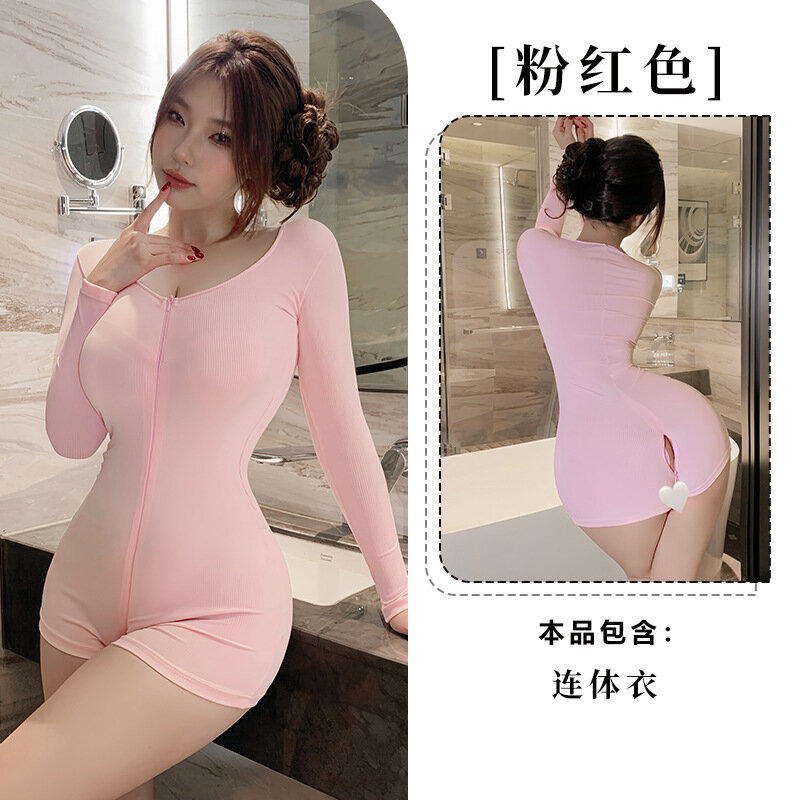 Сексуальное нижнее белье Fan Lei, сексуальный комплект для маленькой груди, открытый крой, униформа для боя без снятия, пижама QQNY, соблазнительная пижама 1032