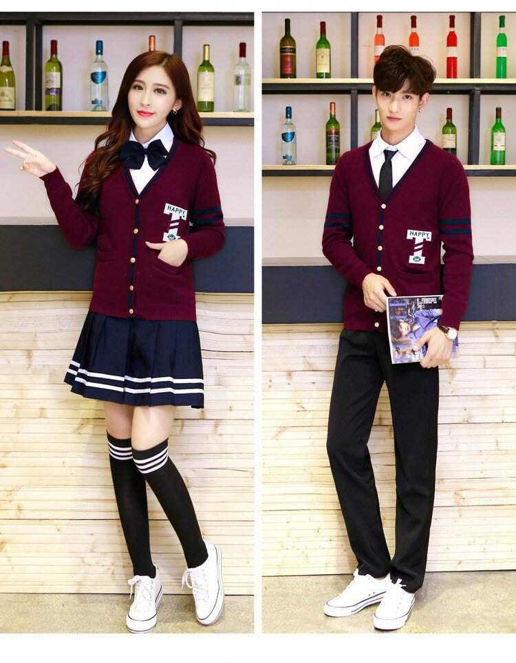 Комплект школьной формы для средней школы в британском стиле, классная форма для мальчиков и девочек, корейская версия JK, форма для выпускного, классная форма, платье для хора