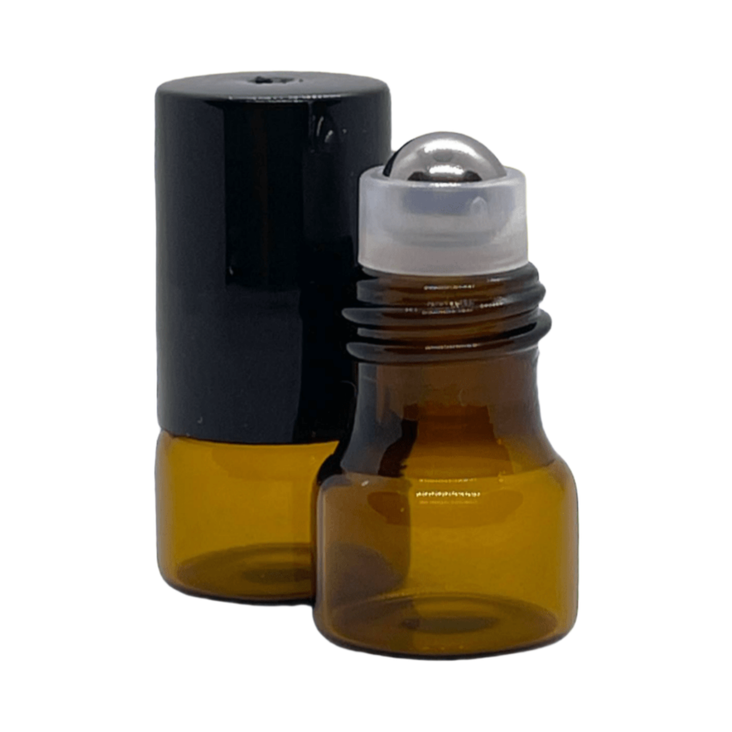 Набор роллеров для эфирных масел, флакон 1 мл, 15 штук, коричневое стекло