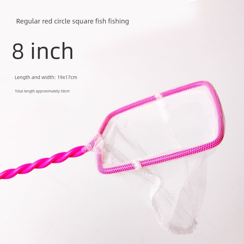 Специальная сетка для ловли рыбы и креветок в аквариуме, телескопическая ручная сетка из нержавеющей стали, сетка для