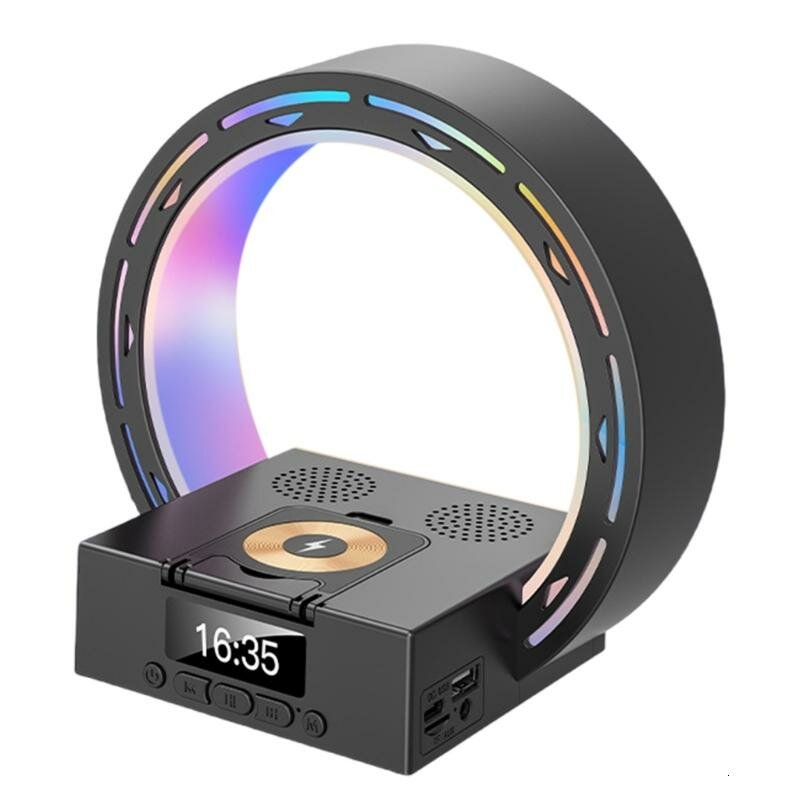 Будильник с имитацией рассвета и Bluetooth-динамиком, Черный