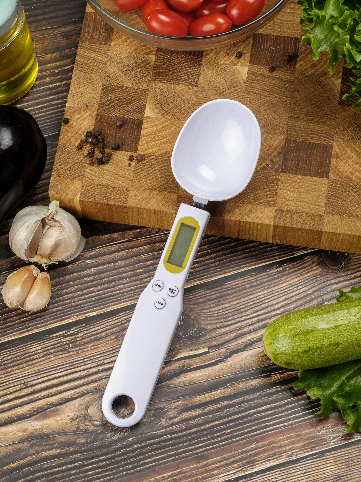 Электронные весы-ложка Mirus Group, мерная ложка для кухни с дисплеем, 0,5 кг.