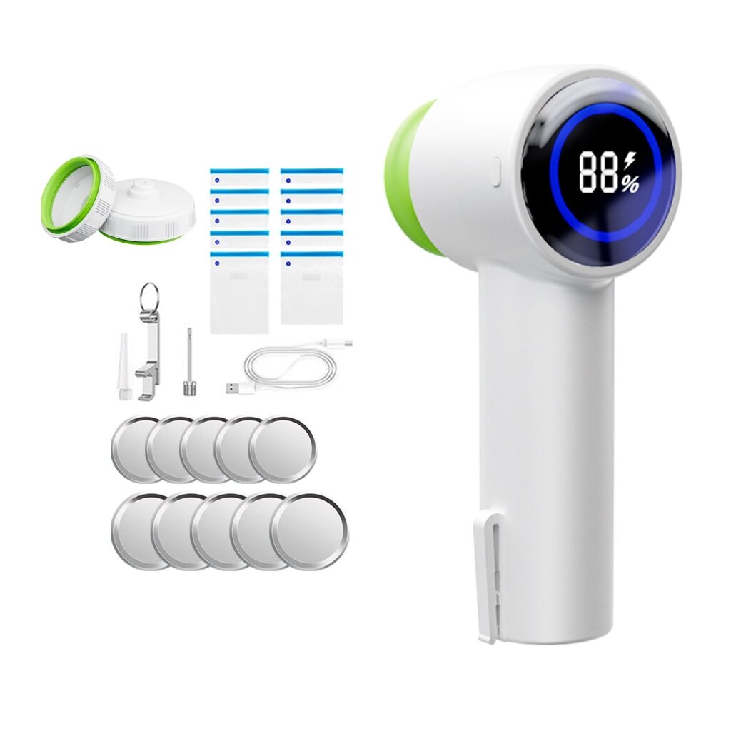 Электрические воздушные насосы Портативное вакуумное упаковочное устройство ABS Текстура для мяса и овощей