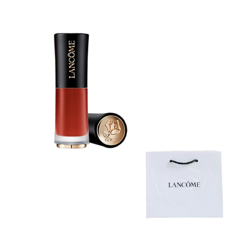 Жидкая помада женская LANCOME Jingchun Small Round Pendant Liquid Lipstick, оттенок 196 orange soda, красная