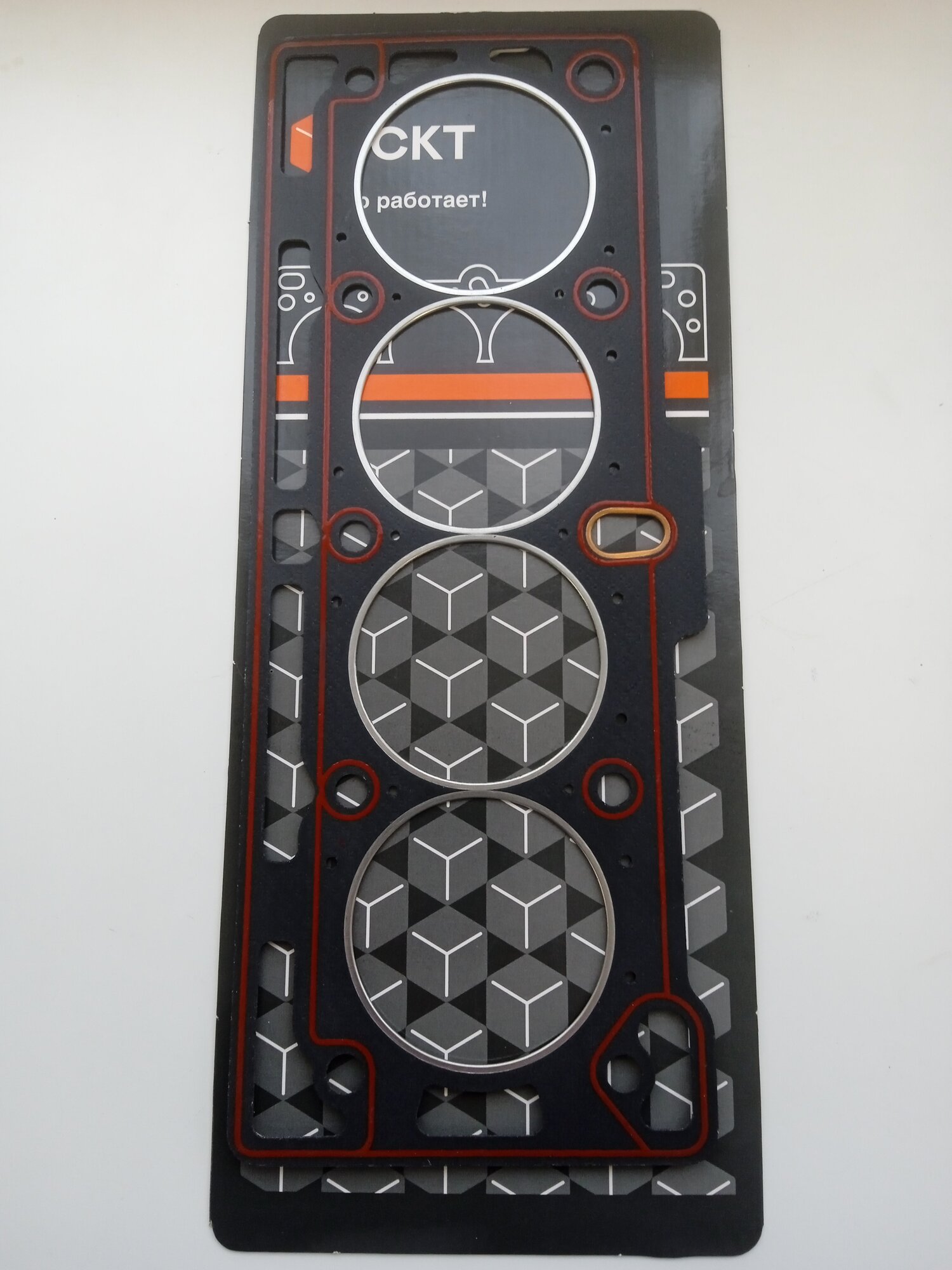 Прокладка ГБЦ Logan, LADA Largus 1.4/1.6 8 кл. безасбестовая(с герметиком) 8200296969-СКТ