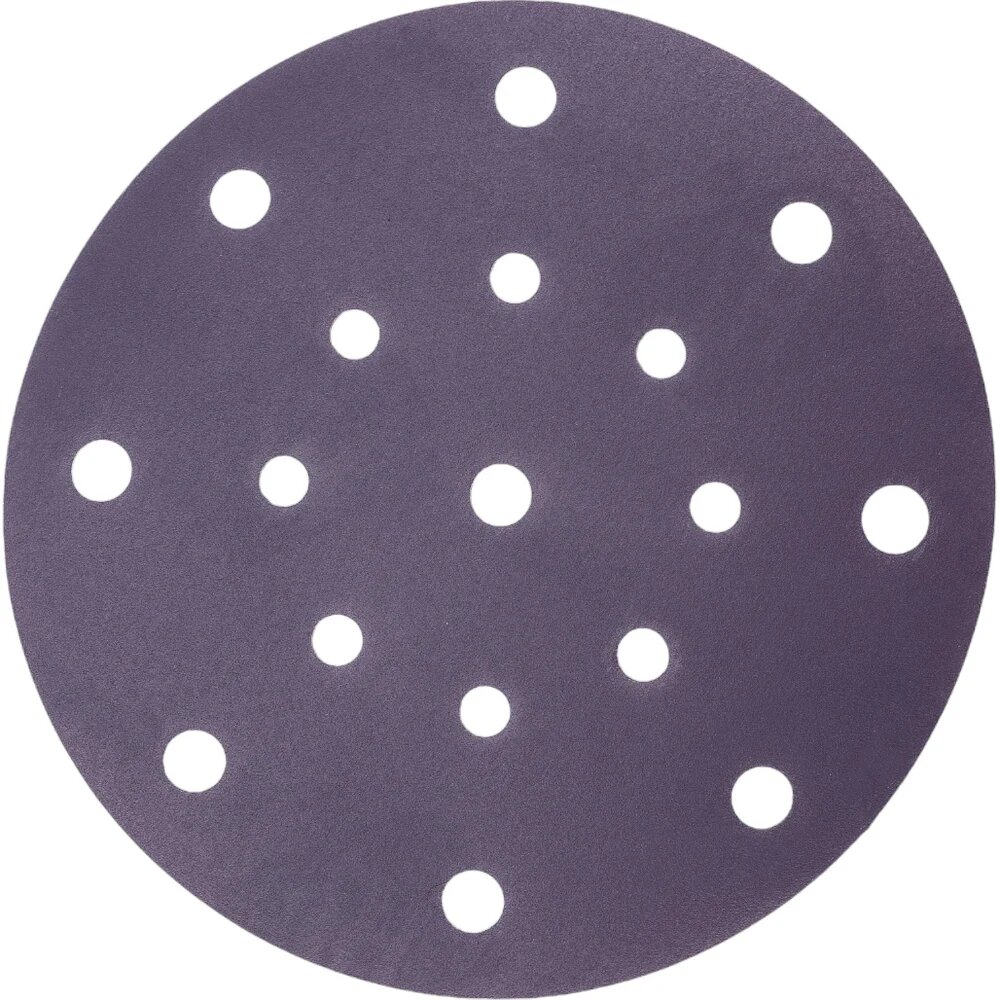 Круг абразивный Violet 150 мм, 100 шт, 17 отв, P 320, керамическое зерно Н7 H7 384967