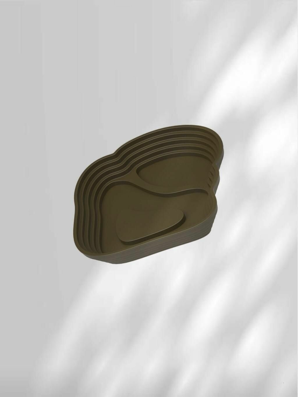 Контейнер для купания рептилий с шаговой конструкцией, Зеленый коричневый - маленький