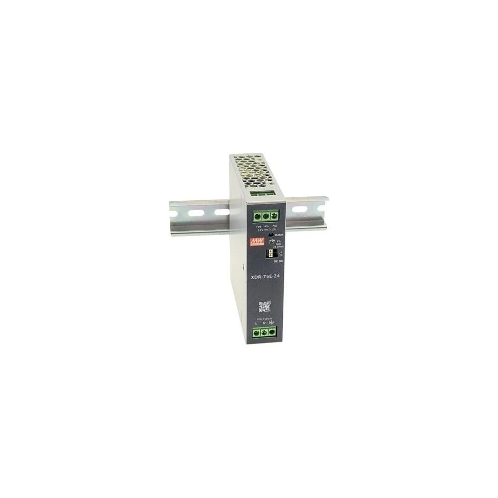 Источник питания Mean Well AC-DC XDR-75E-24 Т03762523, защита от короткого замыкания, перегрузки и перенапряжения