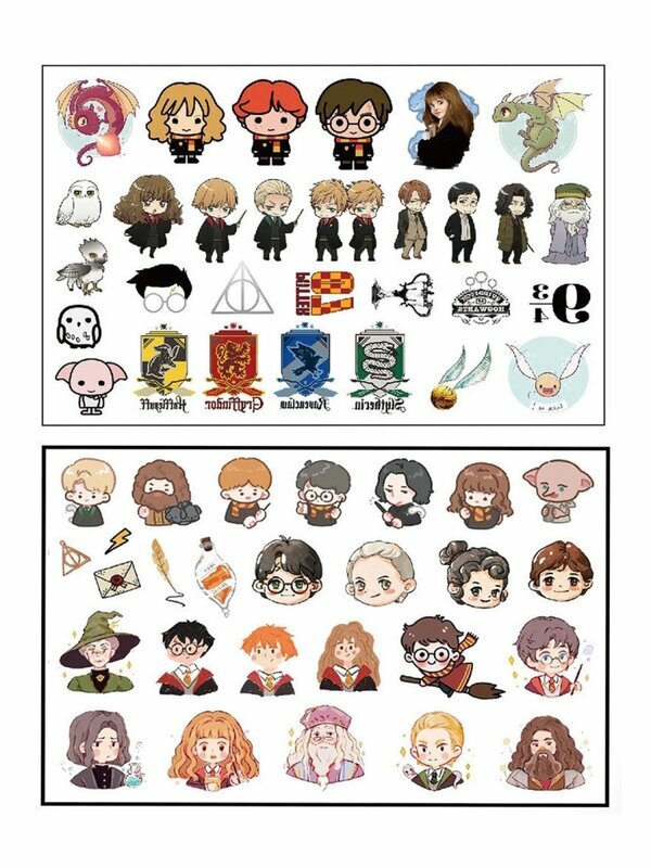 Временные переводные татуировки, тату детское, наклейки детские, Гарри Поттер