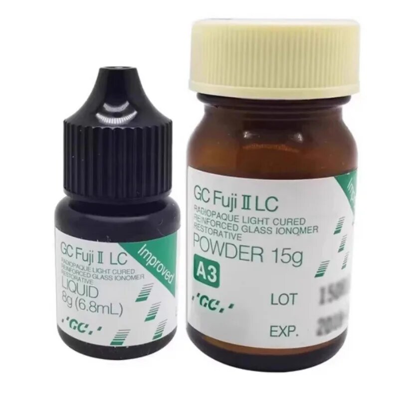 Gc Fuji 2 Lc Luting Light Cure Glass Ionomer Цементная смола 15 г + 6,8 мл A3