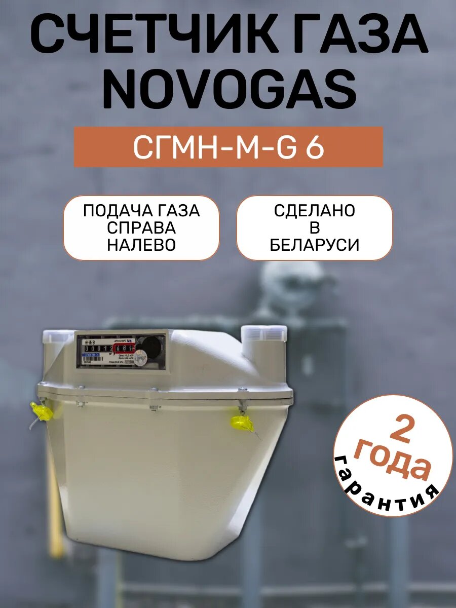 Счетчик газа СГМН-М-G6 250 правый 1 1/4"