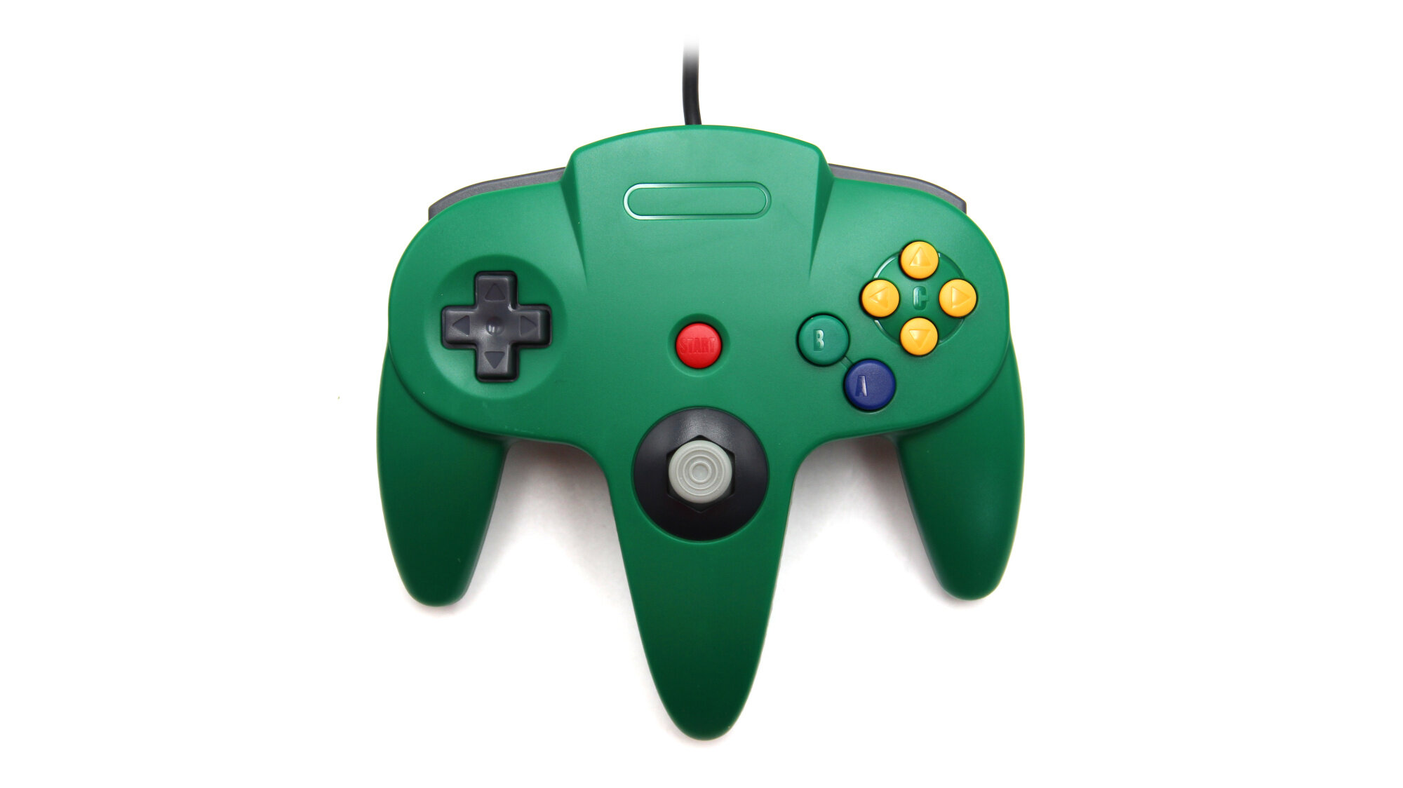 Геймпад для игровой приставки Nintendo 64 Green/Зеленый (новый)