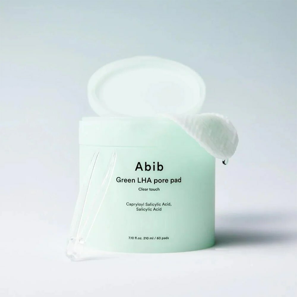 ABIB тонер-пэды для очищения пор Green LHA Pore Pad Clear Touch 60 штук