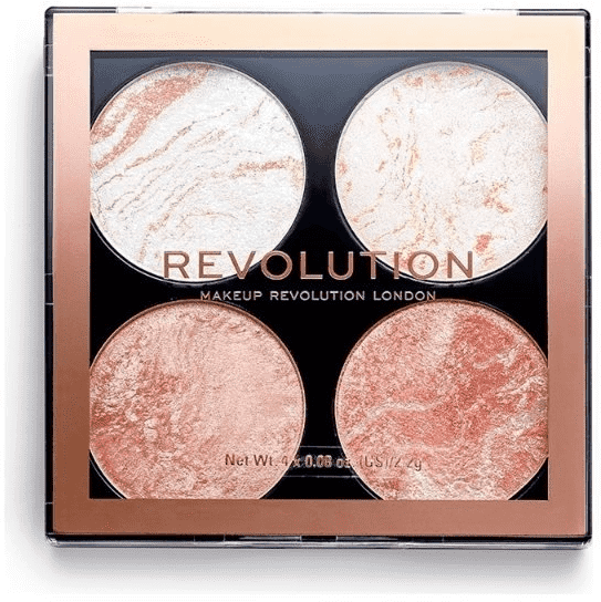 Makeup Revolution Палетка Хайлайтер 4в1 Cheek Kit Take A Breather