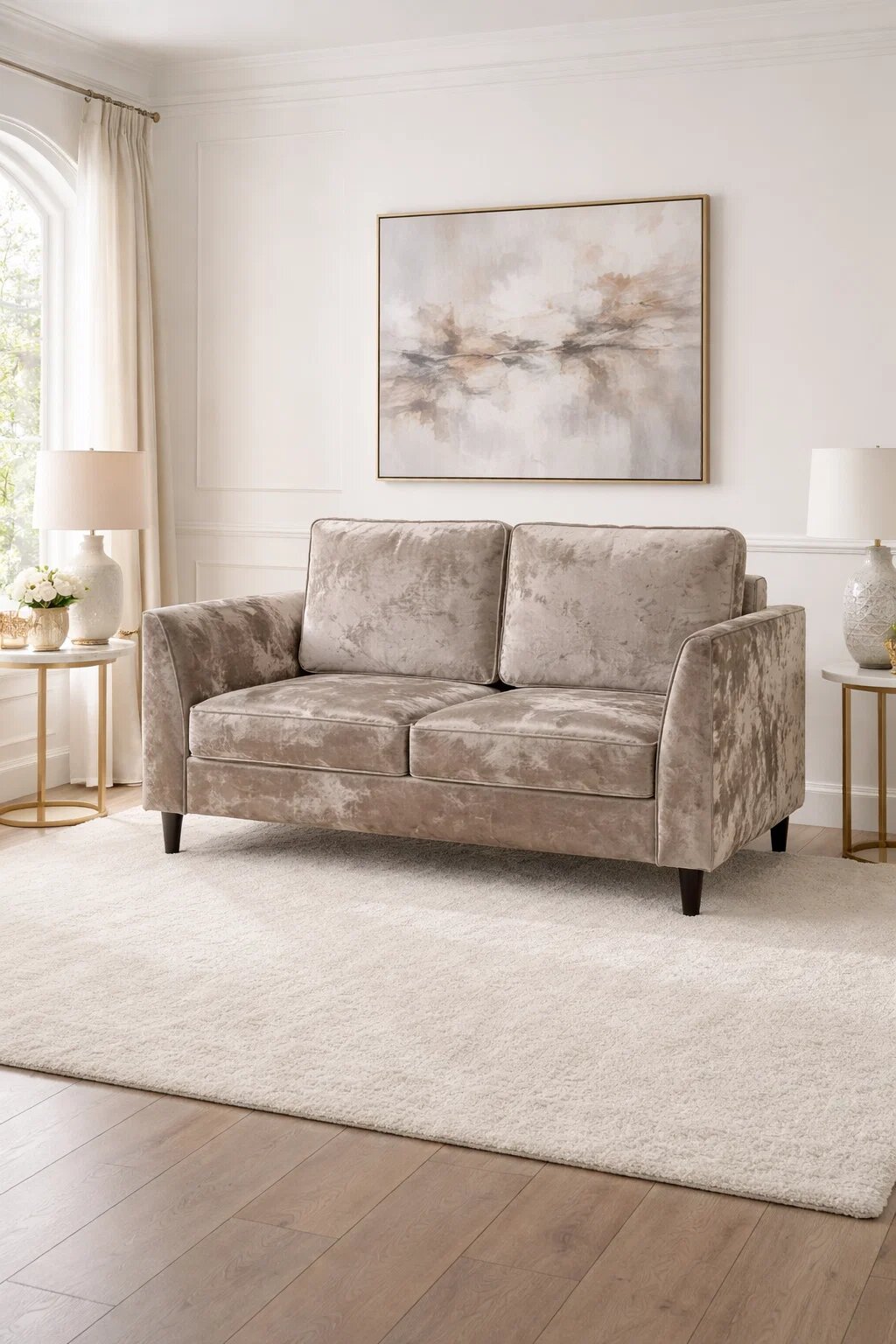 Мини диван прямой раскладной Флайт-2, 170 х 95 см, диван на кухню серо-бежевый