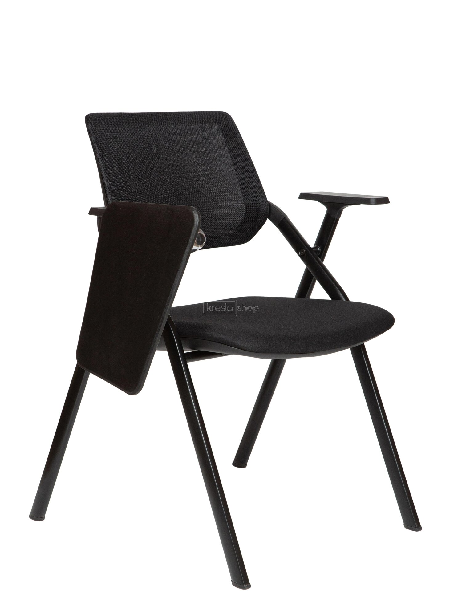 Конференц-кресло Norden Step M HY-815CL черная сетка, черная ткань, с пюпитром