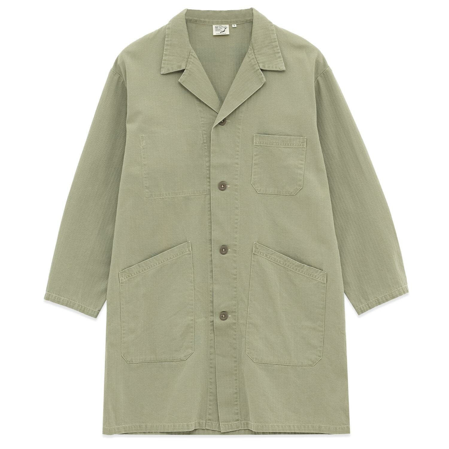 Плащ ПЛАЩ ORSLOW HERRINGBONE SHOP COAT