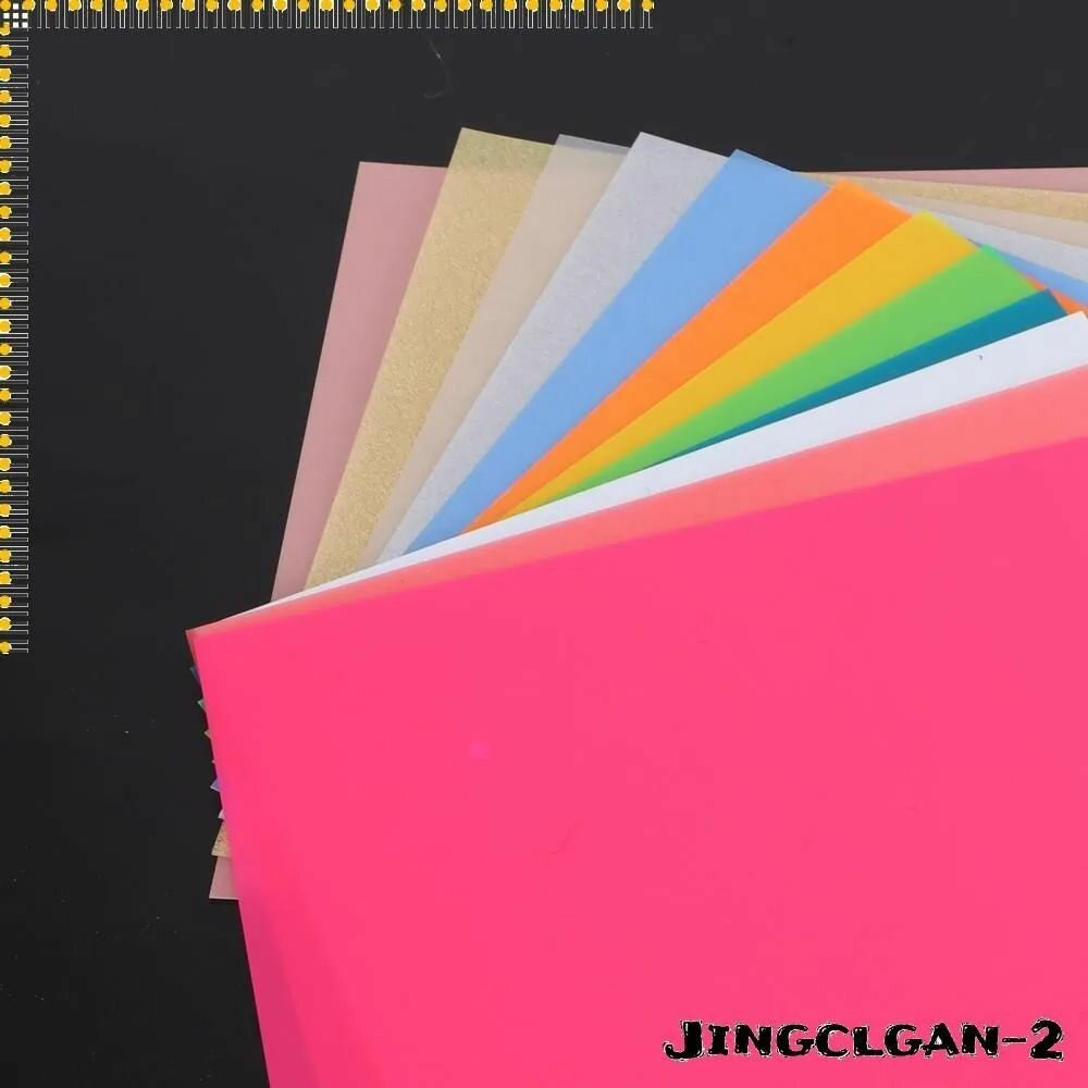 Цветная термоусадочная пленка, игровая и развивающая, для изготовления DIY-аксессуаров и творчества