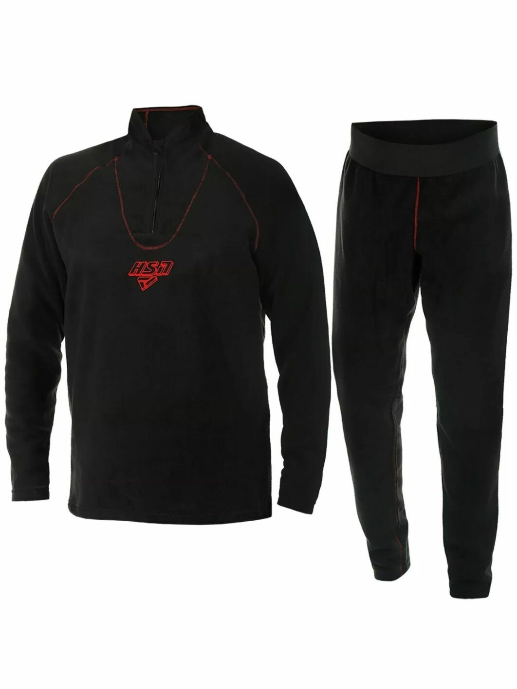 Костюм мужской ХСН "Winter I -280" флис, черный (без ремня), размер 48-50/182