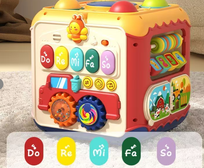 Бизиборд-Сортер HHTNBDM Huanger, интерактивный, музыкальный, развивающий