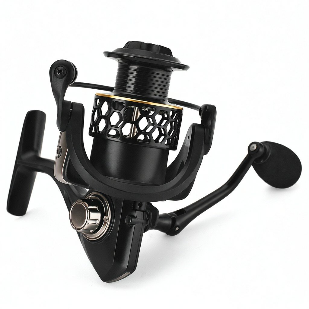 Катушка для спиннинга 13+1 подшипника шаровых, серия 1000-6000, легкая, с полым каркасом для ловли карпа, материалы металл + нейлон, соотношение зубчатых колес 5.2:1 (серии 1000-4000), 4.8:1 (серии 5000-6000), вес 213г-390г