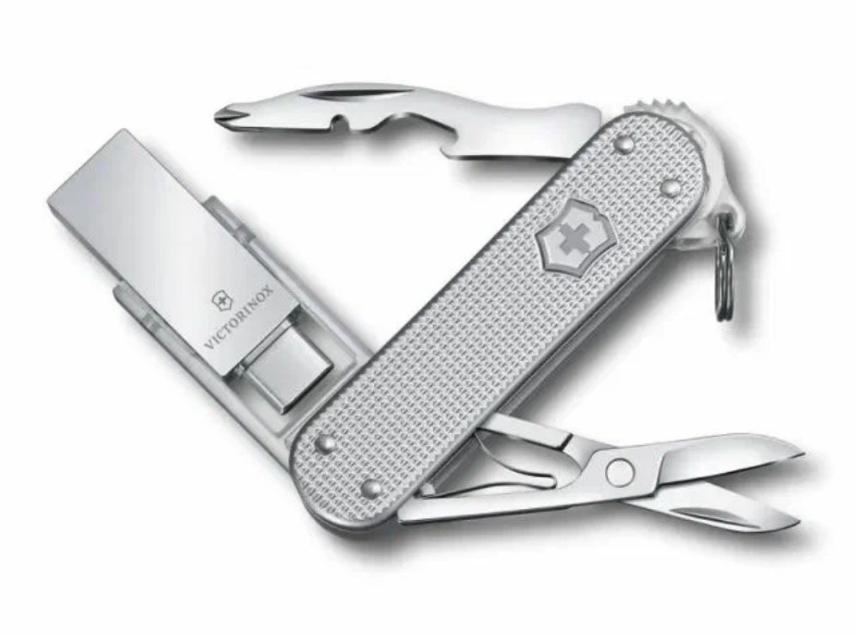 Нож перочинный VICTORINOX Jetsetter@work (4.6261.26G32B1), с USB-модулем 3.0/3.1 32 Гб, 6 функций