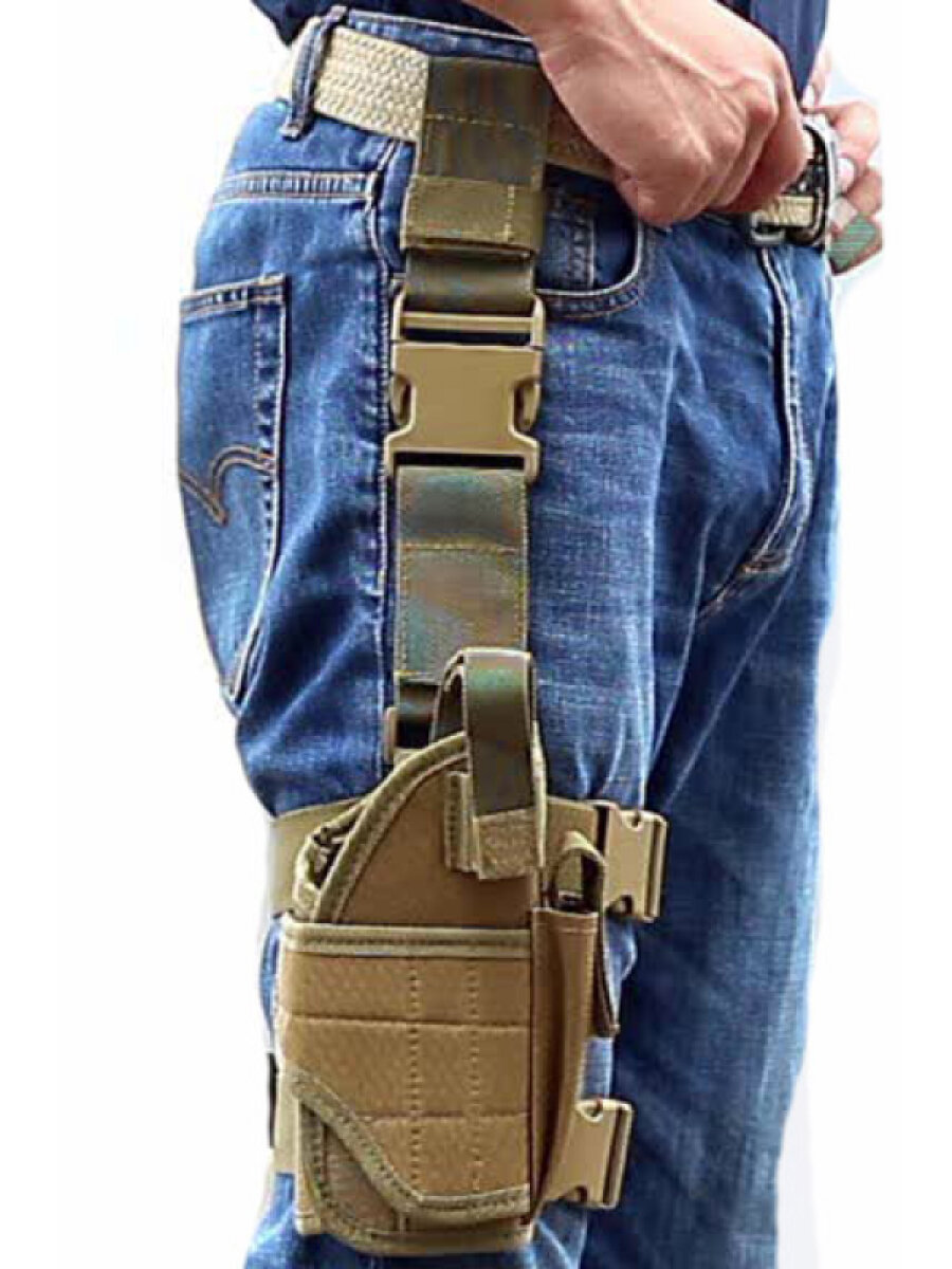 Универсальная тактическая кобура цвета хаки