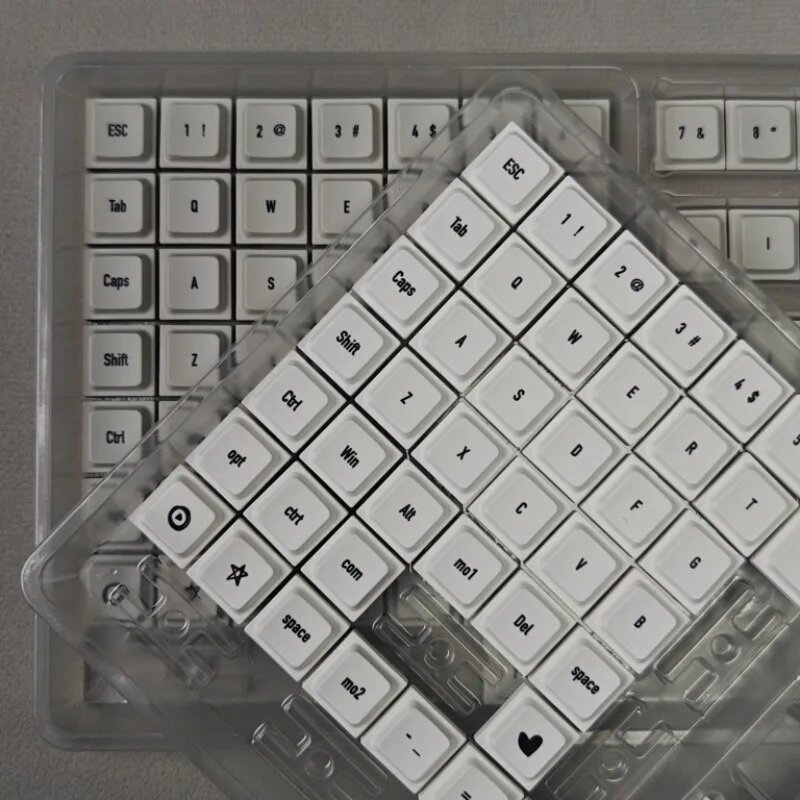 LAK CHOC V2 Кейкапы для клавиатуры Sofle/corne white Keycaps