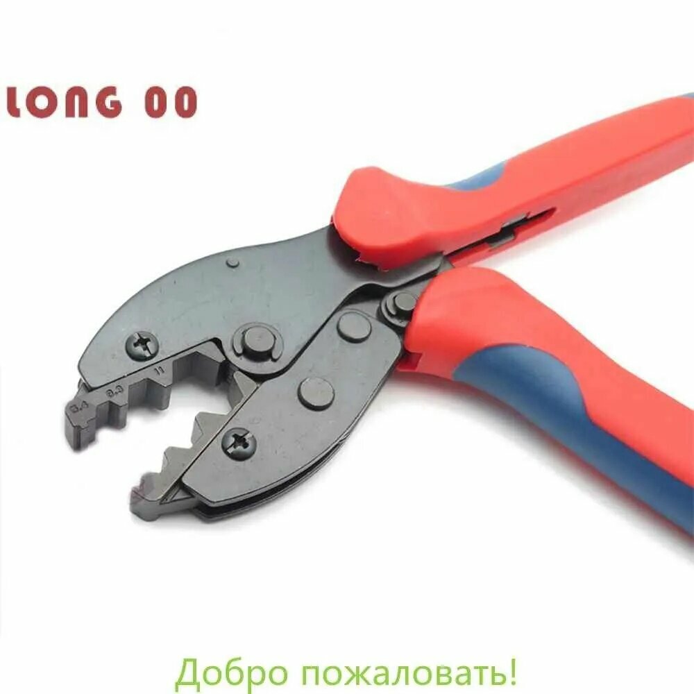 Кримпер / Клещи для обжима разъемов для коаксиального кабеля RG-58, 5D-FB, 8D-FB для опрессовки втулочных, штыревых, кабельных наконечников