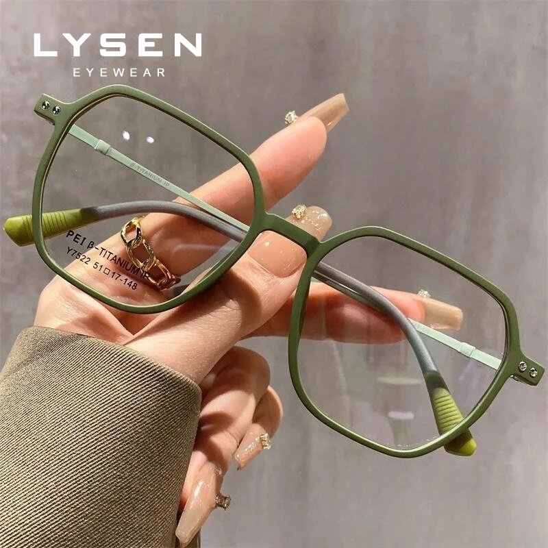 LYSEN Женские прогрессивные очки для чтения C4-Sand Green, +250