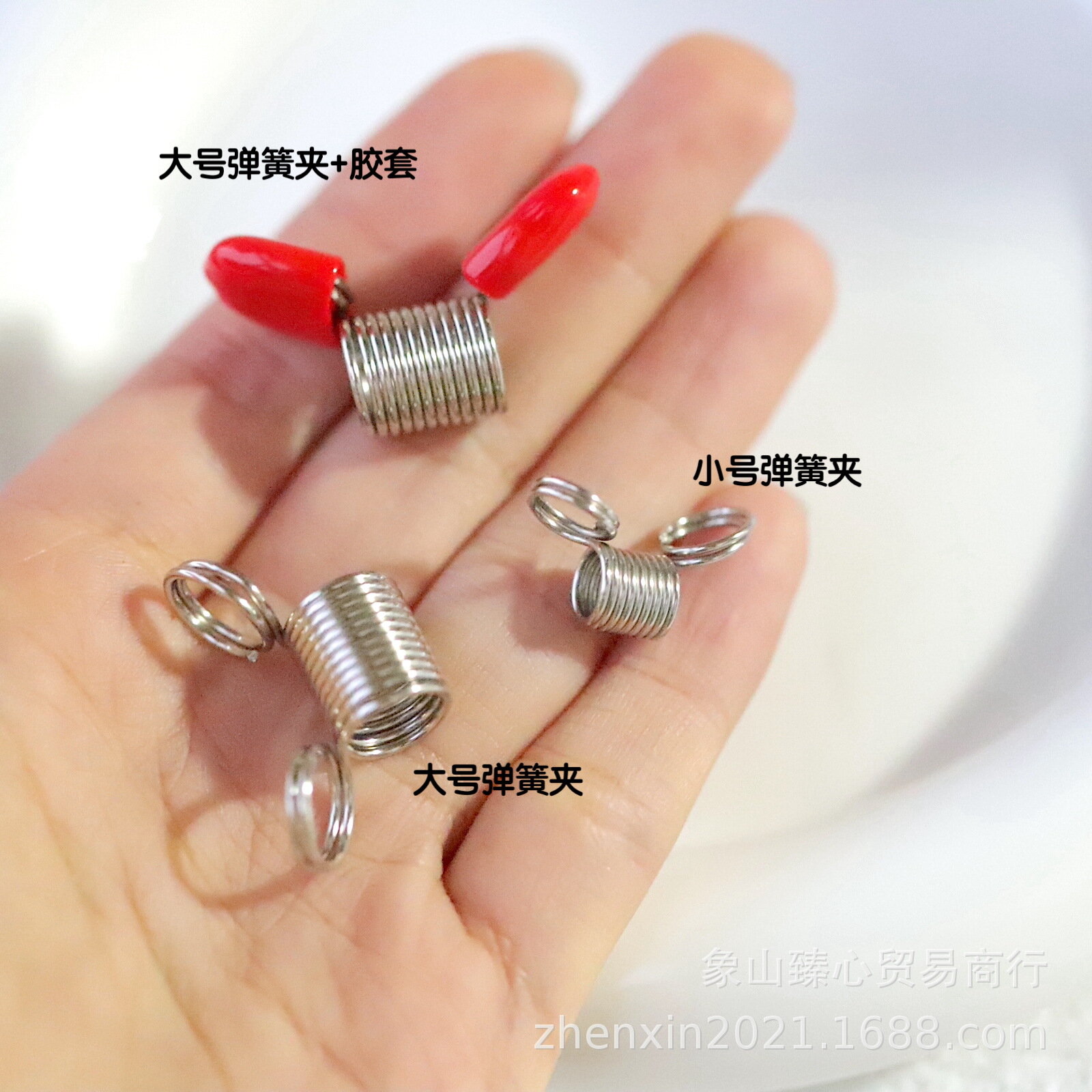 Практичный вспомогательный инструмент для бисероплетения, пружинный зажим, стопор для бисера, резиновая втулка, маленький зажим, базовый, удобный, простой в использовании инструмент для рукоделия