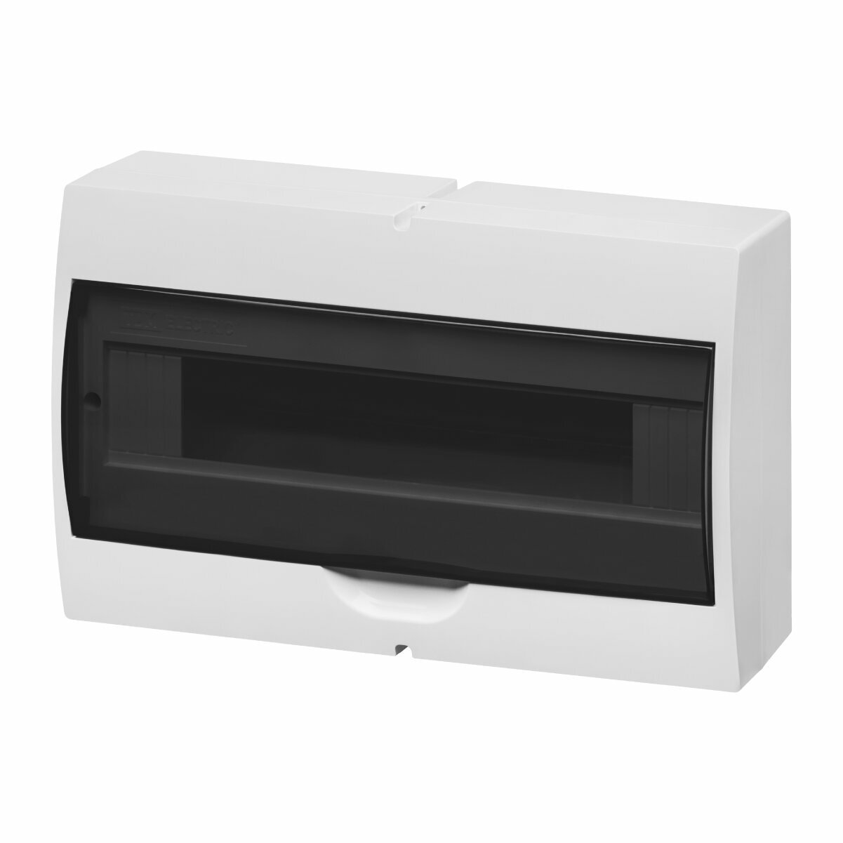 Щит TDM ELECTRIC ЩРН-П-18 модулей, навесной, пластик, белый, дымчатая дверца, без шин, IP41 SQ0901-0076