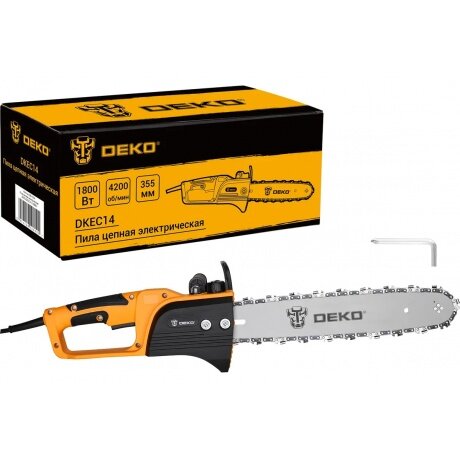 Пила цепная электрическая DEKO DKEC14, 1800Вт 065-1214