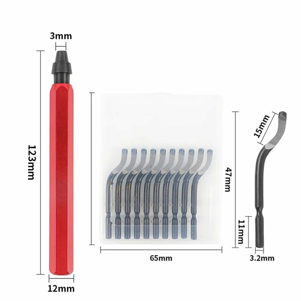 Нож-шабер для удаления заусенцев