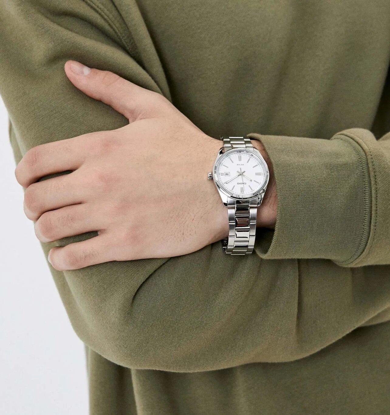 Наручные часы CASIO Collection, белый, — фото 1