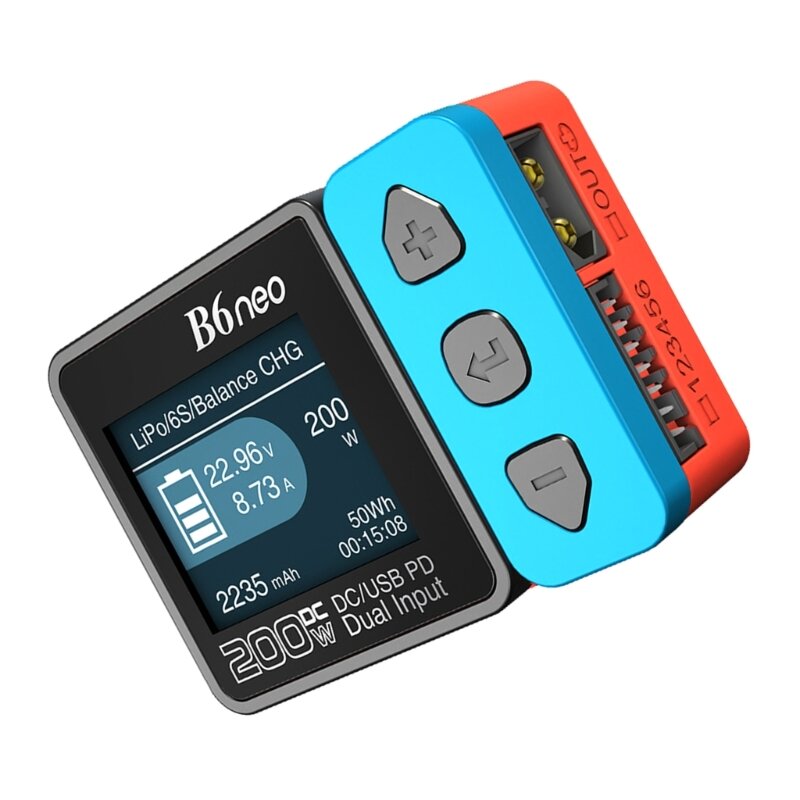 Высокоэффективный Балансировочный адаптер питания мощностью 200 Вт 10 А для Дронов И Других Моделей С Быстрой Зарядкой И ЖК-Дисплеем