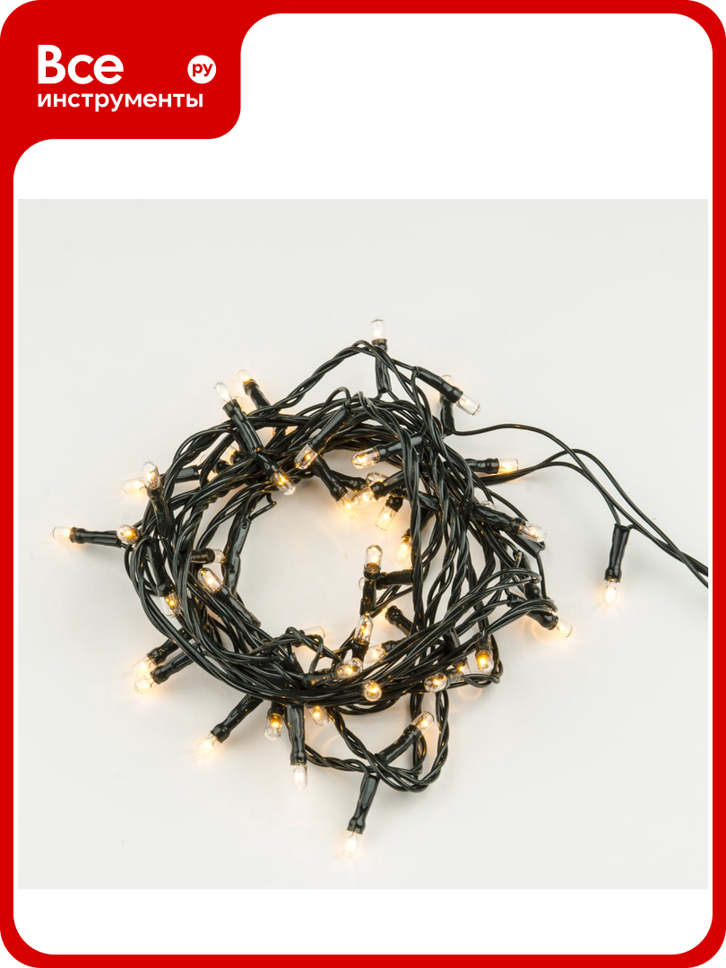 Гирлянда с контроллером Uniel UDL-S0500-050/DGA WARM WHITE, IP20, MINI UL-00007189