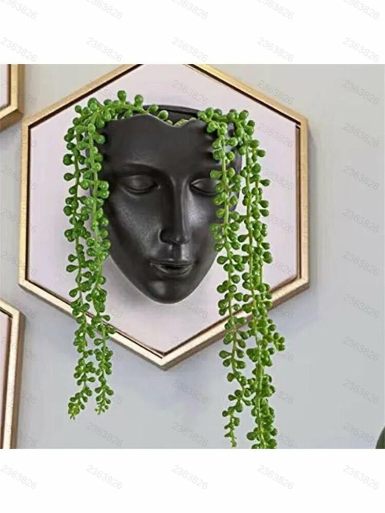 Кашпо 17 см, 1 шт, цвет черный