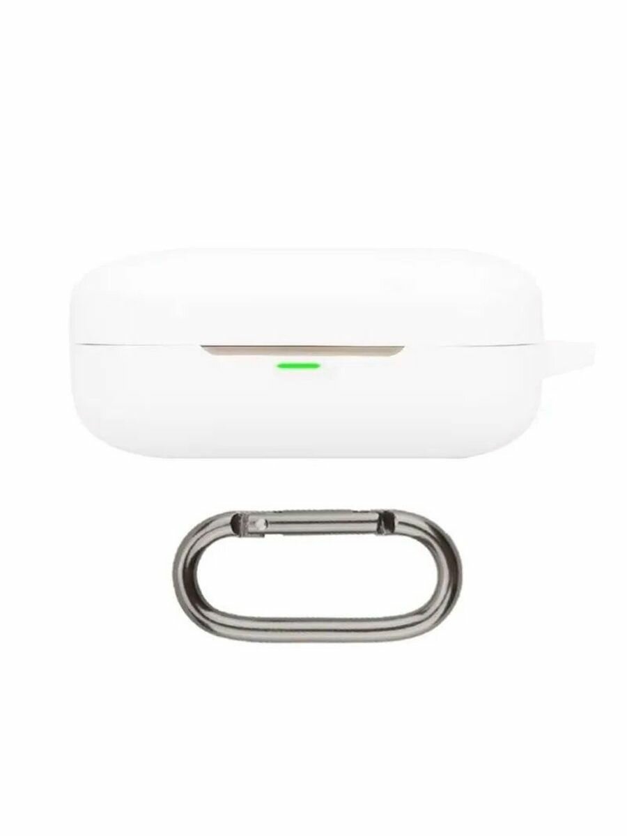 Чехол для наушников Realme Buds Air 7, 7 PRO, силиконовый, белый