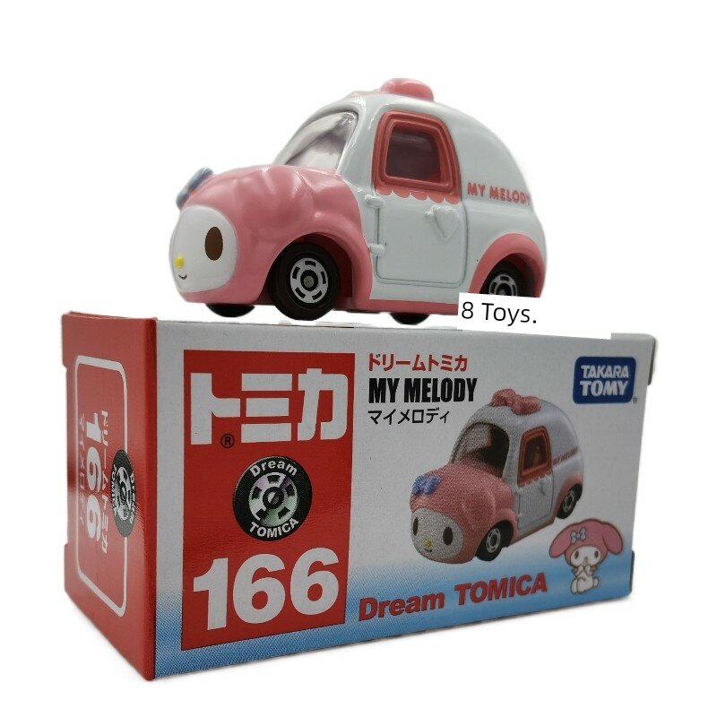 TOMICA Стальная модель автомобиля 166: Мини-модель Май Мелоди, коллекционная игрушка из металла с высокой детализацией