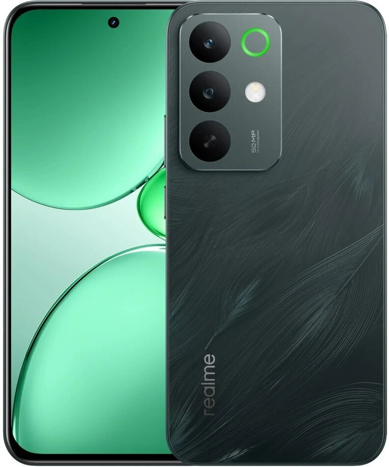 6.8" Смартфон realme С85 Pro 6/128 ГБ, 2344x1080, AMOLED, 120 Гц, 7000 мА*ч (Si-C), зеленый