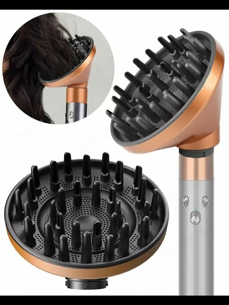 Универсальный диффузор для фена Dyson Насадка для бережной сушки волос Подходит для Supersonic, HD03, HD15