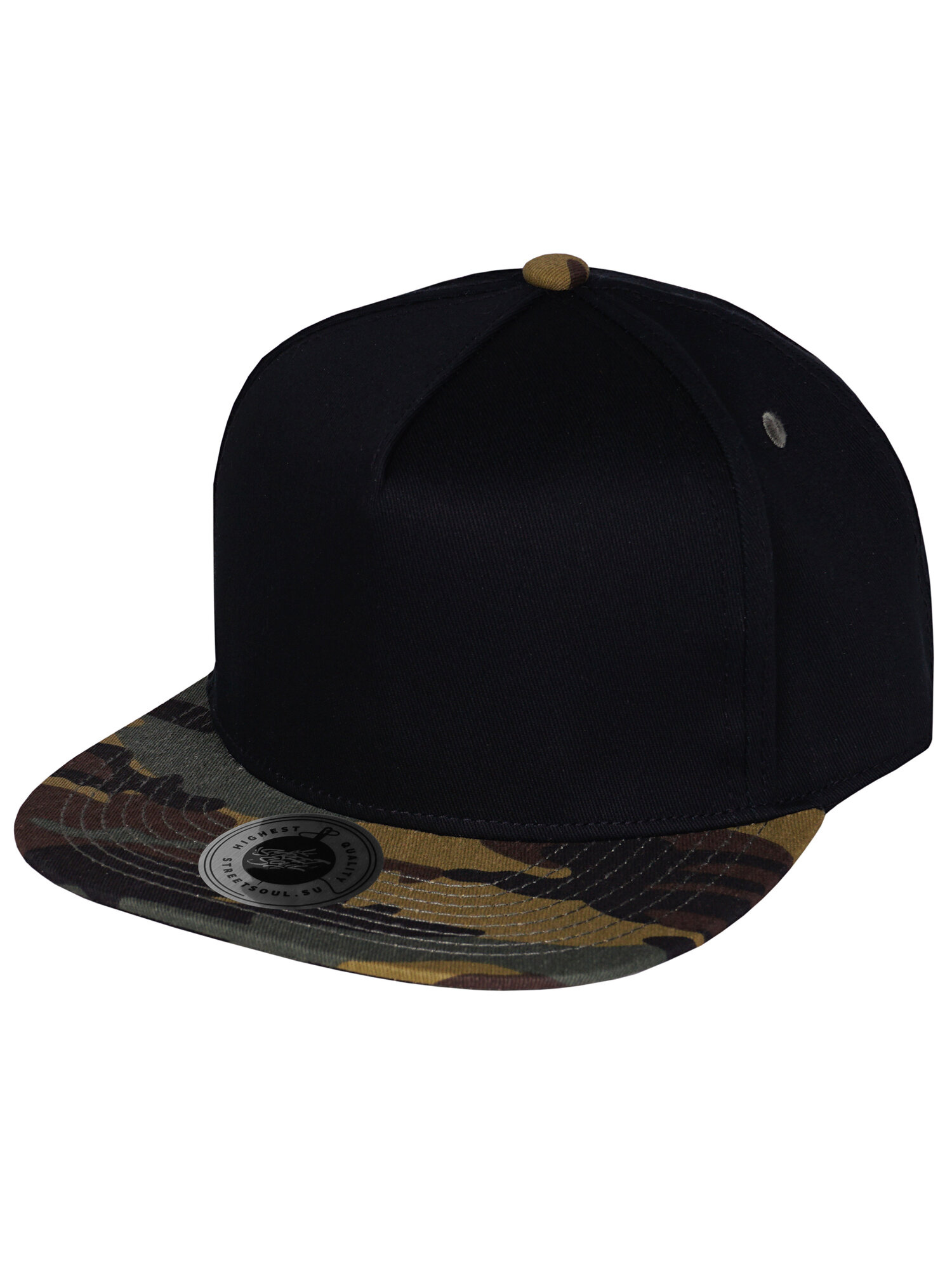 Бейсболка Бейсболка 003-5-2 Пятипанельная двухцветная хлопковая для мужчин