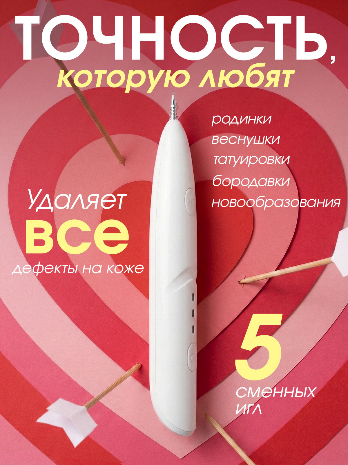 Косметологический аппарат Evo Beauty для удаления папиллом, бородавок, веснушек. Плазменный коагулятор