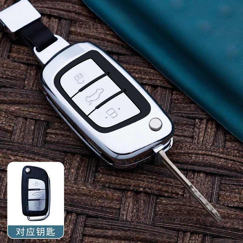 Подходит для JAC Refine S3, чехол для ключей Refine S2/S3, третье поколение, второе поколение S3/S5, M3, M4, M5, металлический корпус с пряжкой