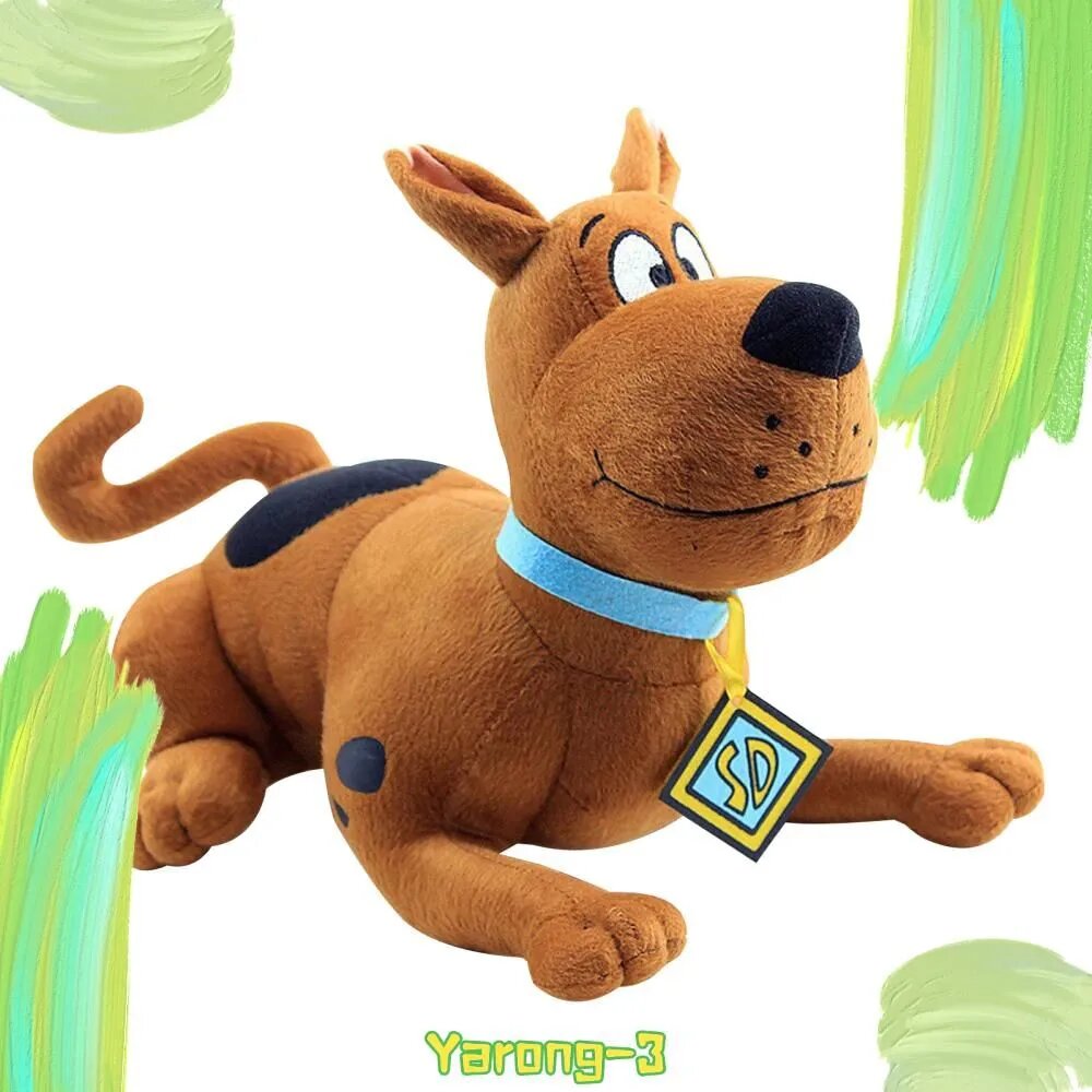 Скуби-Ду в позе лежа Немецкий дог 30 см в позе лежа Коричневая собака Поза Пэдди Великий дог